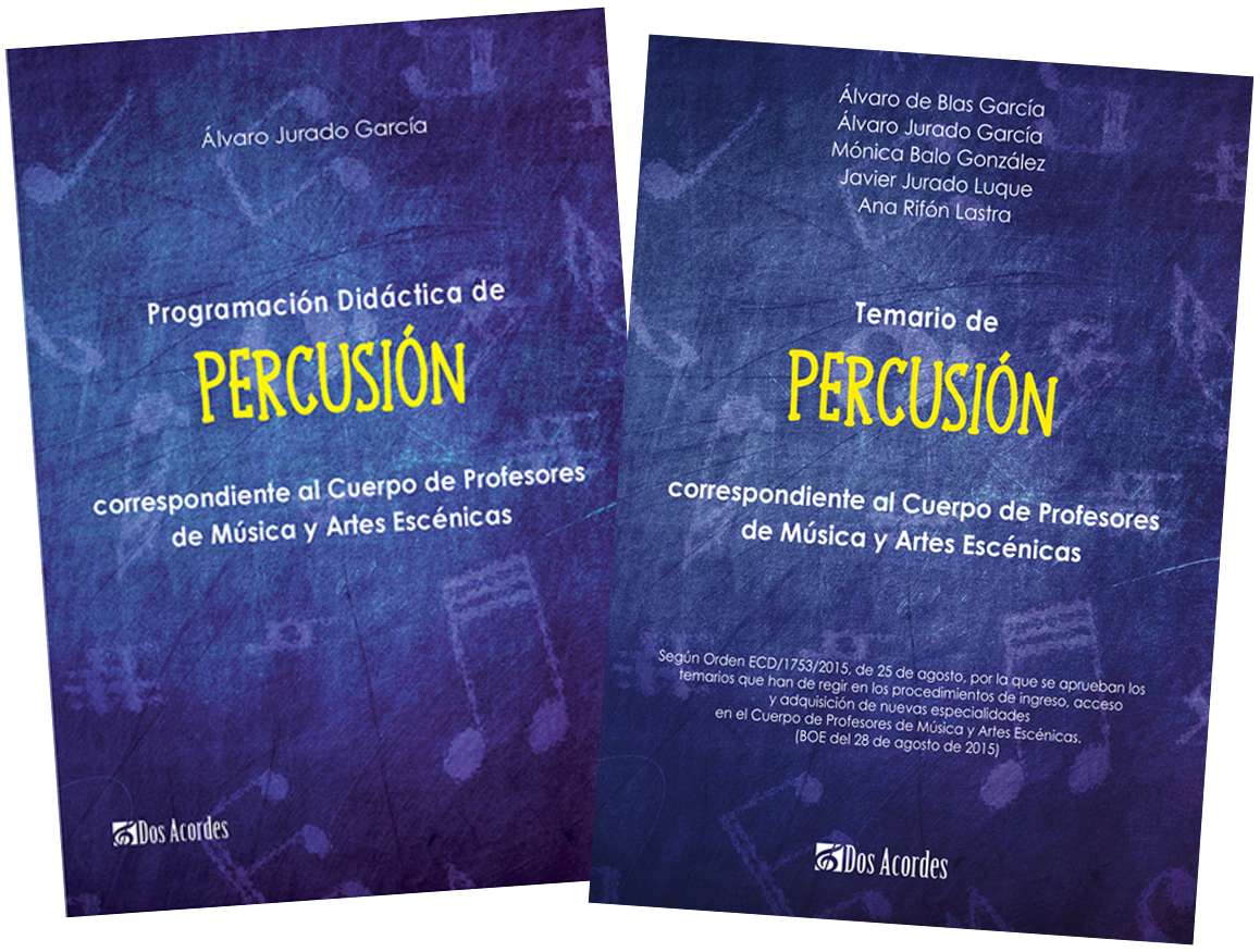 ¡PACK! Temario y Programación Didáctica de Percusión | Dos Acordes